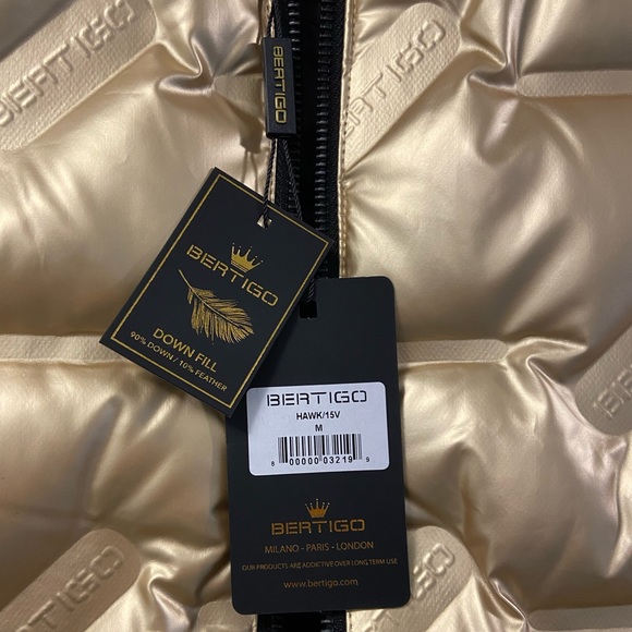 Bertigo | Jackets & Coats | Beautiful Brand New W Tags Rare Gold ...